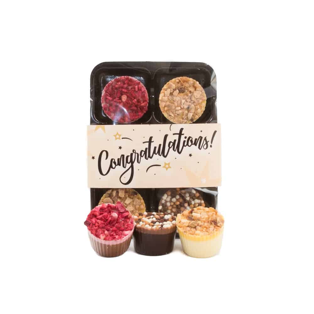 Congratulations Bubbles & Chocolate Treats | Free Delivery & Gift Card