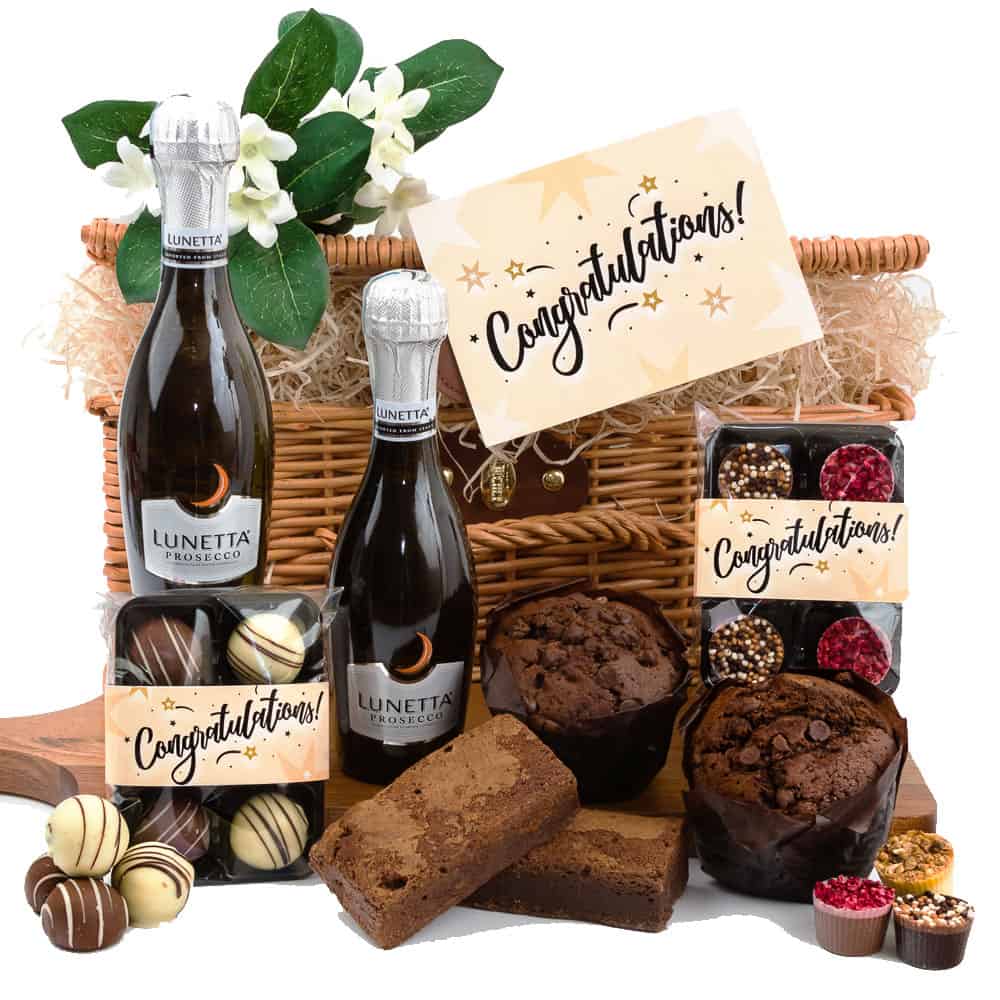 Congratulations Bubbles & Chocolate Treats | Free Delivery & Gift Card