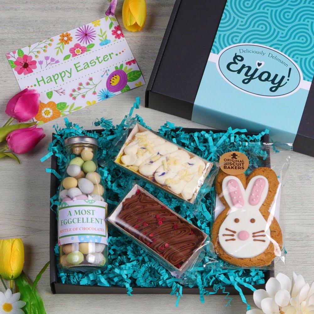 Easter Hampers & Gifts | Free Delivery & Gift Card | Delimann Hampers